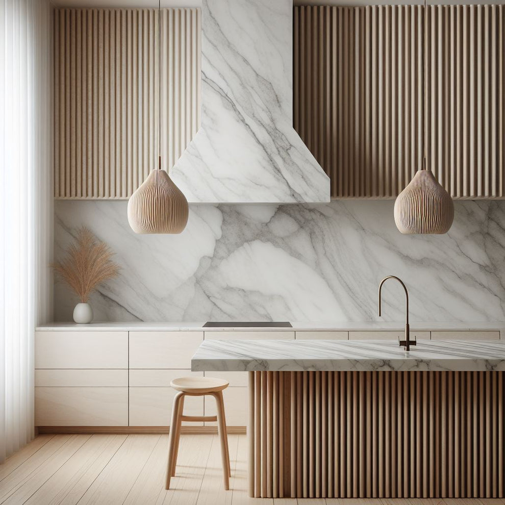 Calacatta Marble Kitchen Worktop – Marmo.London